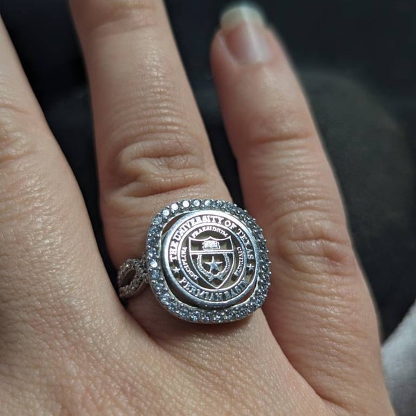 College Ring, University Ring, Graduation Gift, Graduation Ring, Woman ...