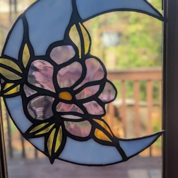 Stained Glass Pattern Flower Beginner Pattern Downloadable Pattern ...