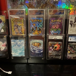 Graded Card Slab Stadium Displays 2 Pack, Compatible With PSA, Beckett ...