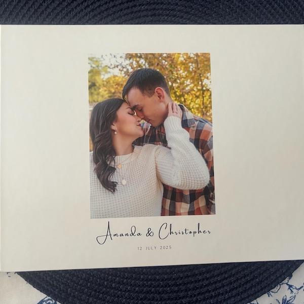 Custom Memorial Photo Book – Personalized Tribute Album With Name ...