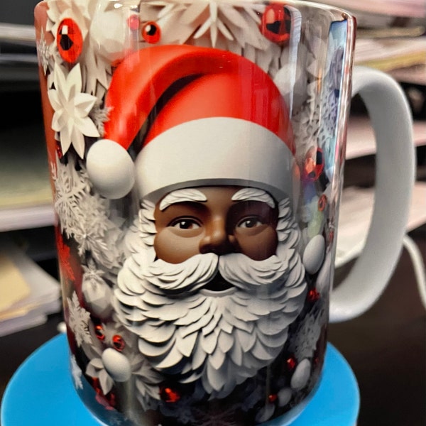 Christmas Barn Mug Sublimation, 3D Christmas Farm 11oz, 15oz Mug ...