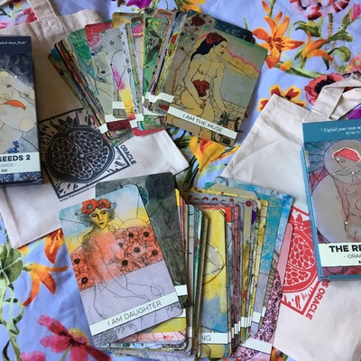 The RED SEEDS ORACLE Cards 1 & 2 a Journey Through the Many Ancient ...