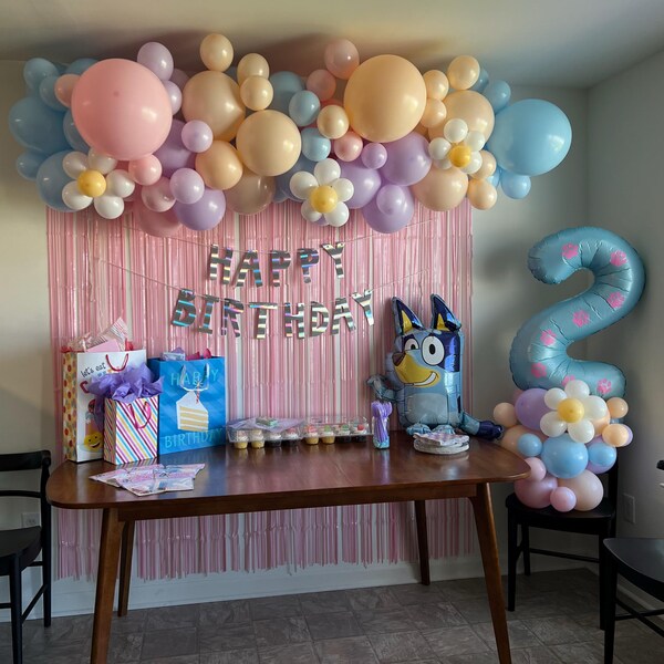 Bluey Balloon Garland | Bluey Daisy Balloon Arch | Bluey Party Decor ...