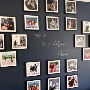 Wire our Beautiful Chaos Handmade Wire Words, Wall Hanging, Gallery ...