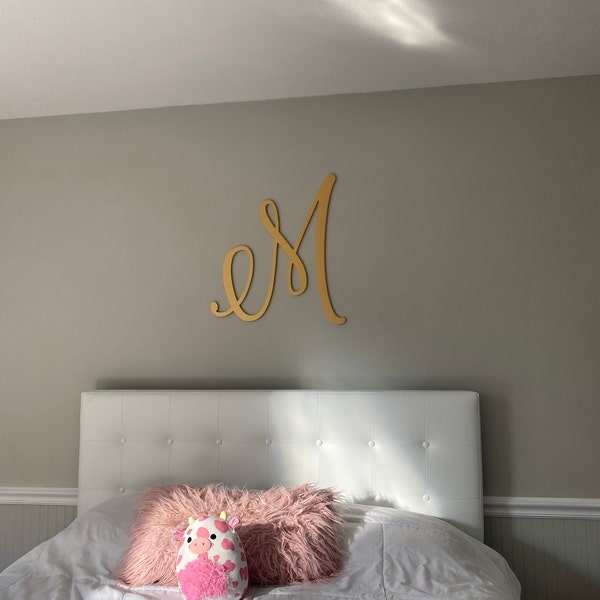 Extra Large Wood Letter, Initial Wall Hanging, Wedding Backdrop Letter ...