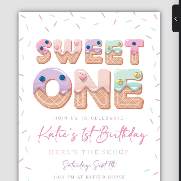 Strawberry Cupcake Toppers Template Editable Berry 1st Birthday ...