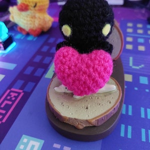 Chibi Amigurumi Heartless Character From Kingdom Hearts Crochet Doll - Etsy