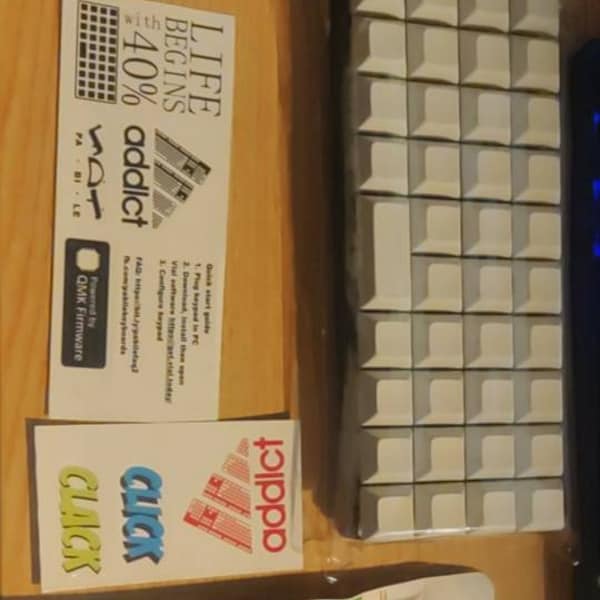 Pabile DIY P40 40-key 4x10 Grid Programmable Wired RP2040 or BLE ...