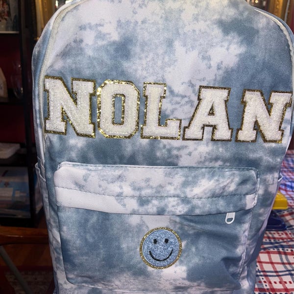 Kids Clear Backpack With Patches, Personalized Backpack, Stoney Clover ...