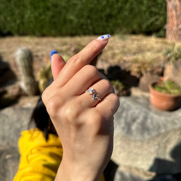 Sterling Silver Peace Sign Toe Ring, Peace Sign Midi Ring, Silver Peace ...