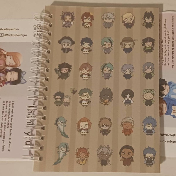 Twst Characters Fan Art Sticker Book - Etsy