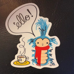 Ello Worm Sticker Labyrinth Inspired Sticker Labyrinth Worm Sticker ...