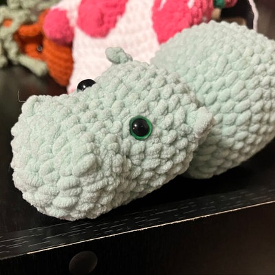 Happy the Hippo, NO-SEW Crochet Amigurumi PDF Pattern, Adorable Cute ...