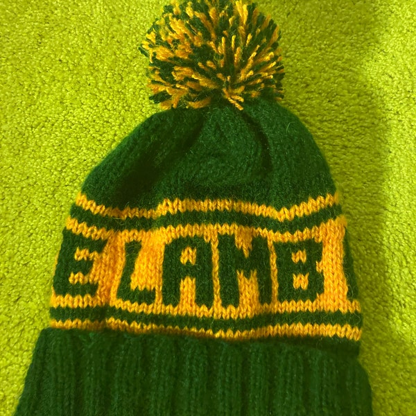 Personalized Hat, Custom Knit Hat, Personalized Knit Beanie, Giant ...