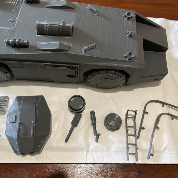 Aliens Weyalnd Yutani APC M577 3D Printed Non Halycon Model Build Kit 1 ...