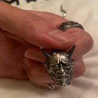 Rangda Ring - Bali Mask Ring - Sterling Silver 925 - Etsy Canada