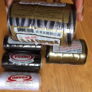 Omega Nylon 2 Crochet Nylon Thread Various Colors to Choose - Etsy