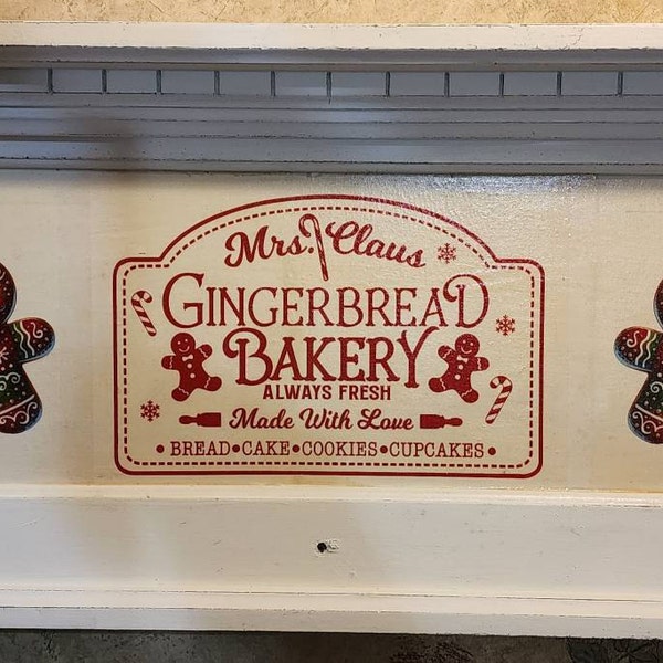 Gingerbread Svg Bundle, Christmas Gingerbread Sign Svg, Gingerbread ...