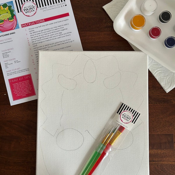 All Inclusive Bluey Canvas Paint Kit for Boys and Girls | Bluey Gift ...