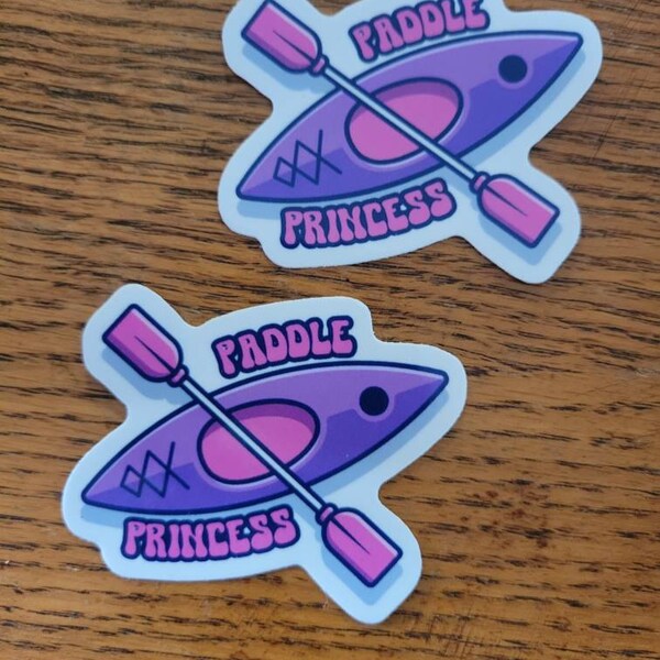 Paddle Princess Kayak Sticker Kayak With Paddle Sticker for Girls That ...