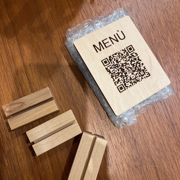 Personalized Wooden QR Code Tipping Box, Custom Made Money Box, Charity ...