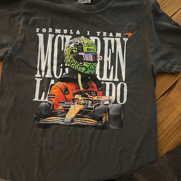 Limited Lando Norris Vintage T-shirt, Mclaren F1 Racing Shirt, NOR4 ...