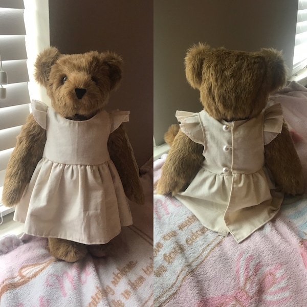 PDF Classic Teddy Bear Dress Pattern, Artist Teddy Bear Clothes Sewing ...