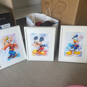 Set 6 DISNEY PRINTABLE ART, Disney Print, Disney Poster Disney Wall ...