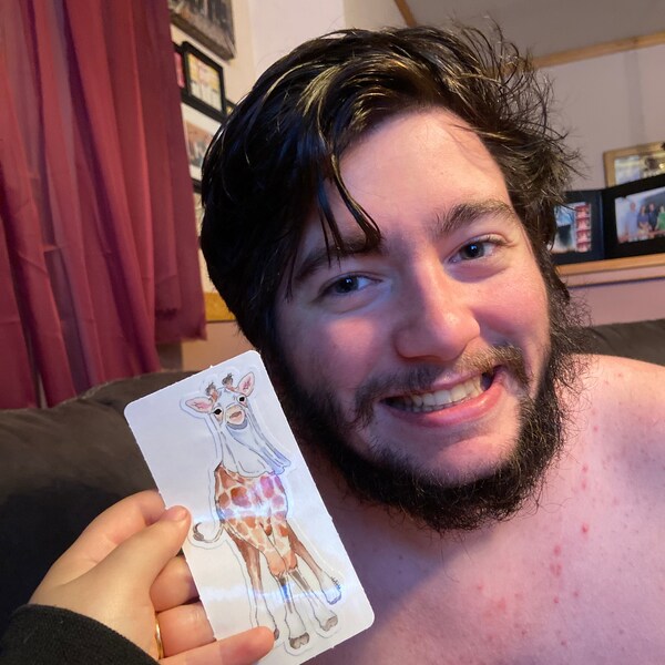 Spooky Ghost Giraffe Print - Etsy