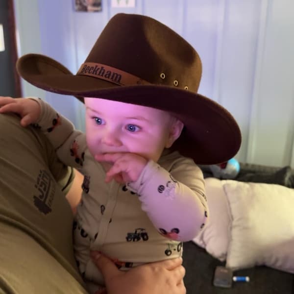 Custom Toddler Cowboy Hat Personalized Toddler Cowboy Hat Custom ...