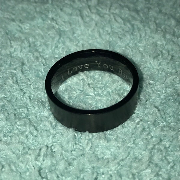 Dudeism Tungsten Signet Ring Laser Engraved Dudeism Symbol Mens Band - Etsy