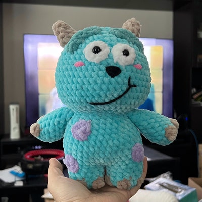 Mini Monster-keychain Version Crochet Pattern by Aquariwool Crochet ...