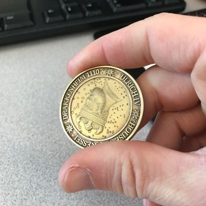 ULTIMATE LUCKY Coin, Pure Brass Coin, 3mm Thick , 40 Mm Wide. - Etsy