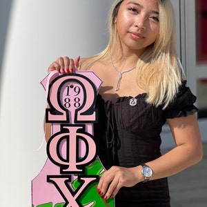 Omega Phi Alpha Decal Set 3 Matching Decals Ophia Bee and - Etsy