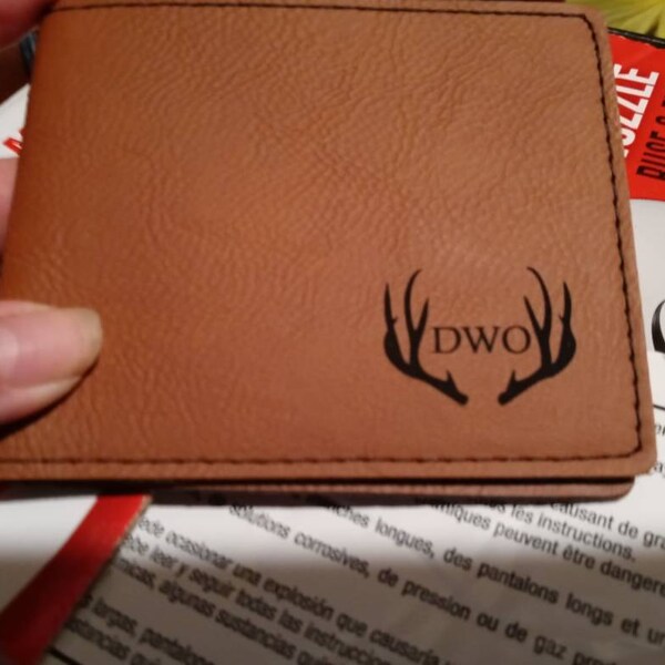 Hunter Gift | Hunting Gift | Mens Leather Wallet | Leather Wallet ...