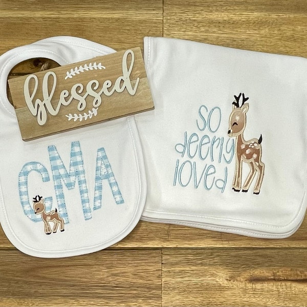 Little Baby Deer Fawn Applique Design Wild Animal Buck Deer Baby Kids ...