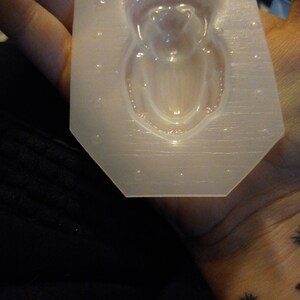 Vintage Detailed Beetle Insect Bug Flexible Plastic Mold for Resin ...