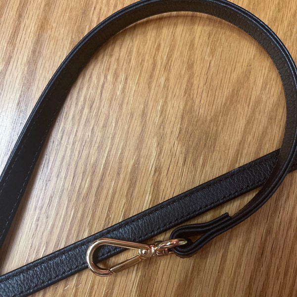Extra Long Adjustable Leather Crossbody Strap, 1/2-inch Wide, Customize ...