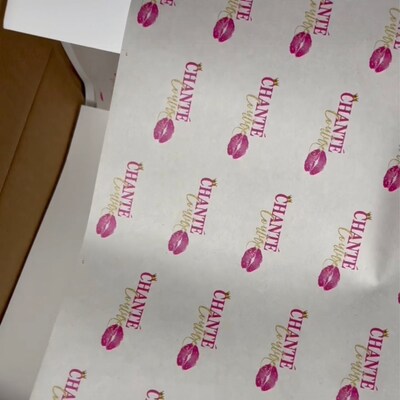 Branded Tissue Paper, Custom Tissue Paper, Full Color Tissue Paper ...