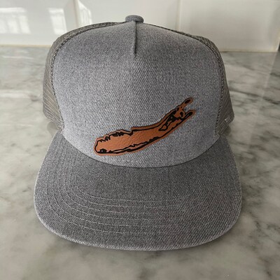 Infant or Child's Snap Hat With Leather Patch - Etsy