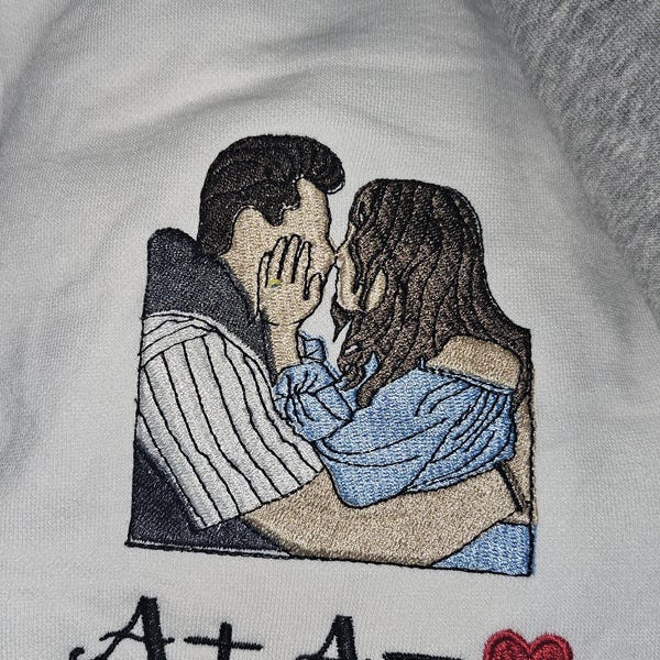 Custom Embroidered Sweatshirt Custom Embroidered Hoodie Custom Photo ...