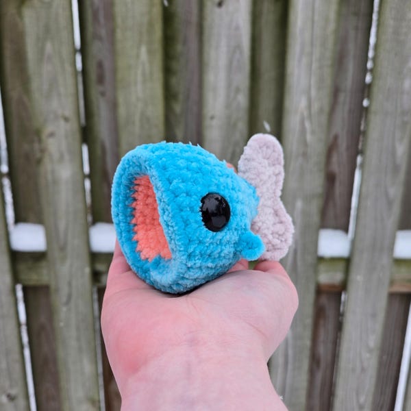 PATTERN: No Sew Flip the Fish Pattern - Amigurumi Funny Fish Pattern ...