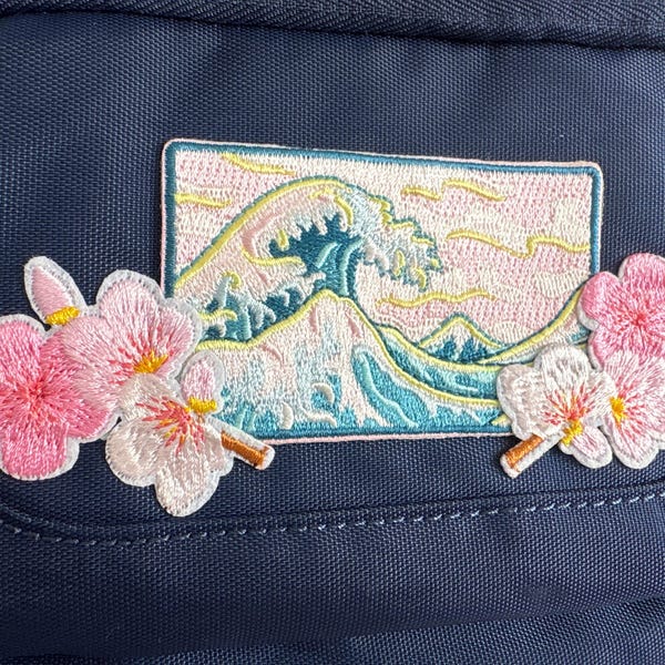 Wave Patch - Ocean Iron on Patch - Sea - Beach - Surf - Make Waves ...