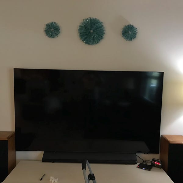 Round Modern Wall Art – Fused Glass Circle Panel | 3D Wall Hanging ...