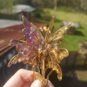Real Hydrogen Flowers Japanese Kanzashi Hair Comb, Wedding Accessories ...