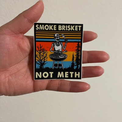 Barbecue Smoker Lovers Sticker Low and Slow - Etsy