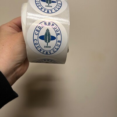 Custom Labels on a Roll, Your Own Design Printed, Water Resistant, Bulk ...