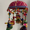 Set of 2,indian Handmade Bird Hanging With Bells, Indian Bird Garland ...