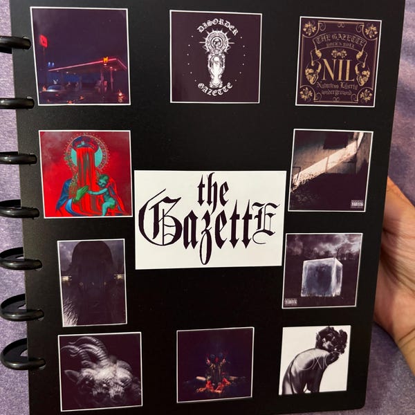 JILUKA Visual Kei, V-kei, J-rock Band Glossy and Waterproof Sticker Set ...