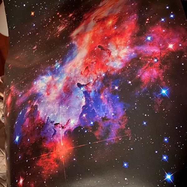 Galaxy Wrapping Paper, Gift Wrap Sheets or Roll, Space Pattern GW3500 ...